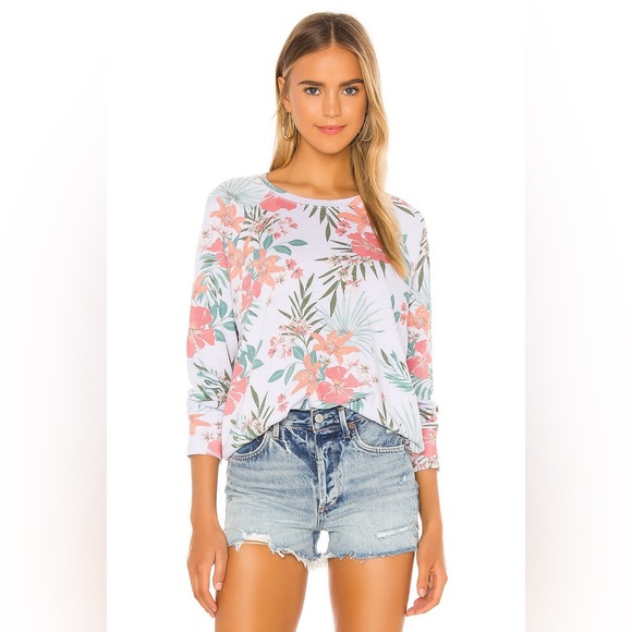 Sundry | Tops | Sundry Tropical Pullover | Poshmark